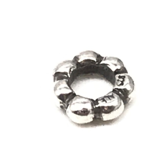 Pandora | Jewelry | Pandora Retired Sterling Silver Puffy Thin Ridged ...